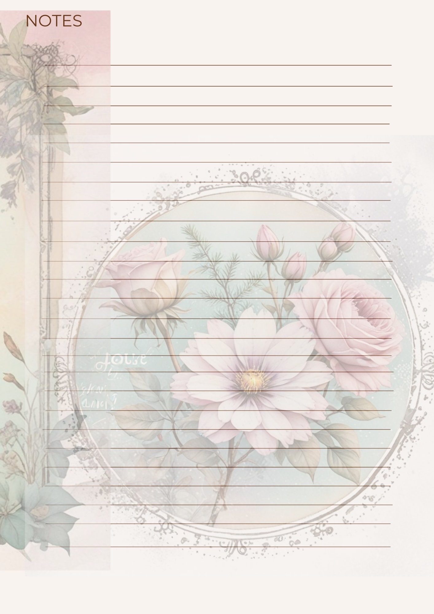 2025 Printable Vintage Planner Complete Journal, With 2 Front Cover ...