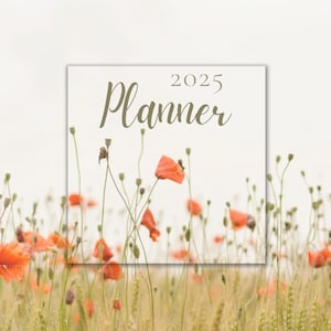 2025 Printable Planner Complete Journal, With 4 Front Cover Design ...