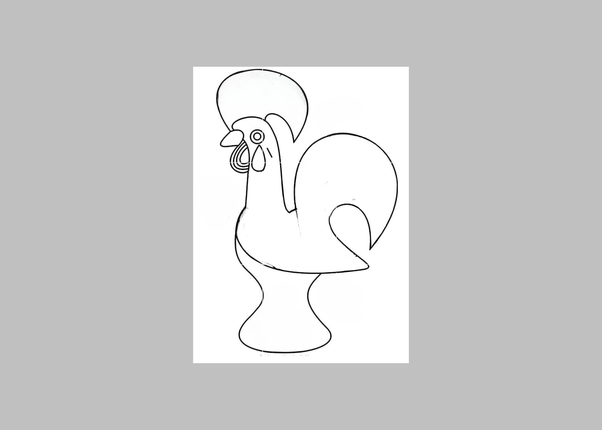 Galo De Barcelos Digital Print. Design Your Own. Download and Print - Etsy