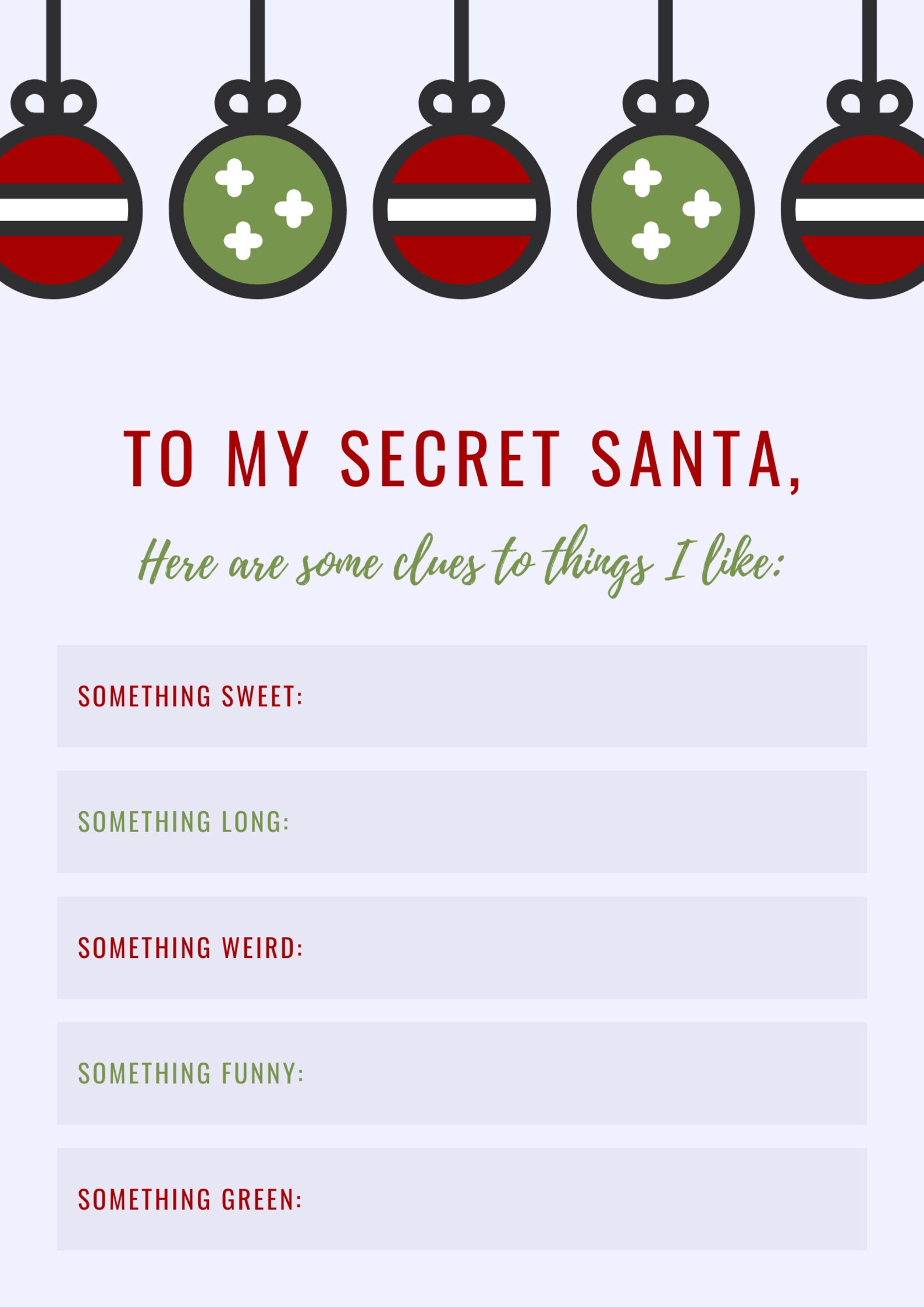 Printable Christmas Wish List - Etsy