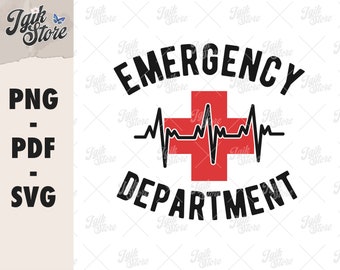 Er Department Svg - Etsy