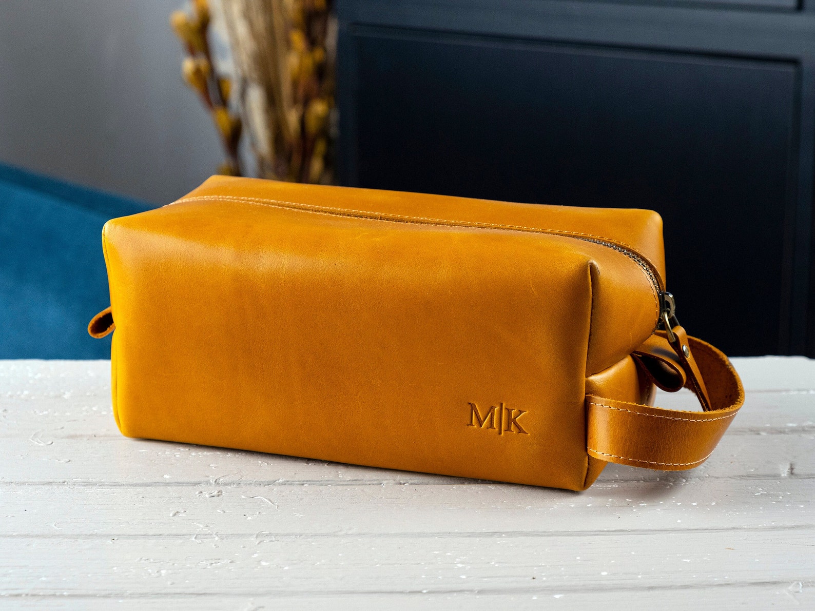 Personalized Dopp Kit, Toiletry Bag Men, Leather Dopp Kit, Custom ...