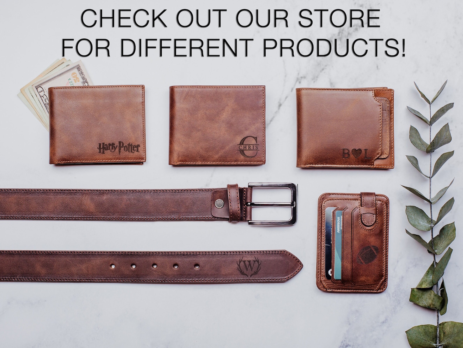 Personalized Leather Gift for Him Engraved Leather Belt for - Etsy