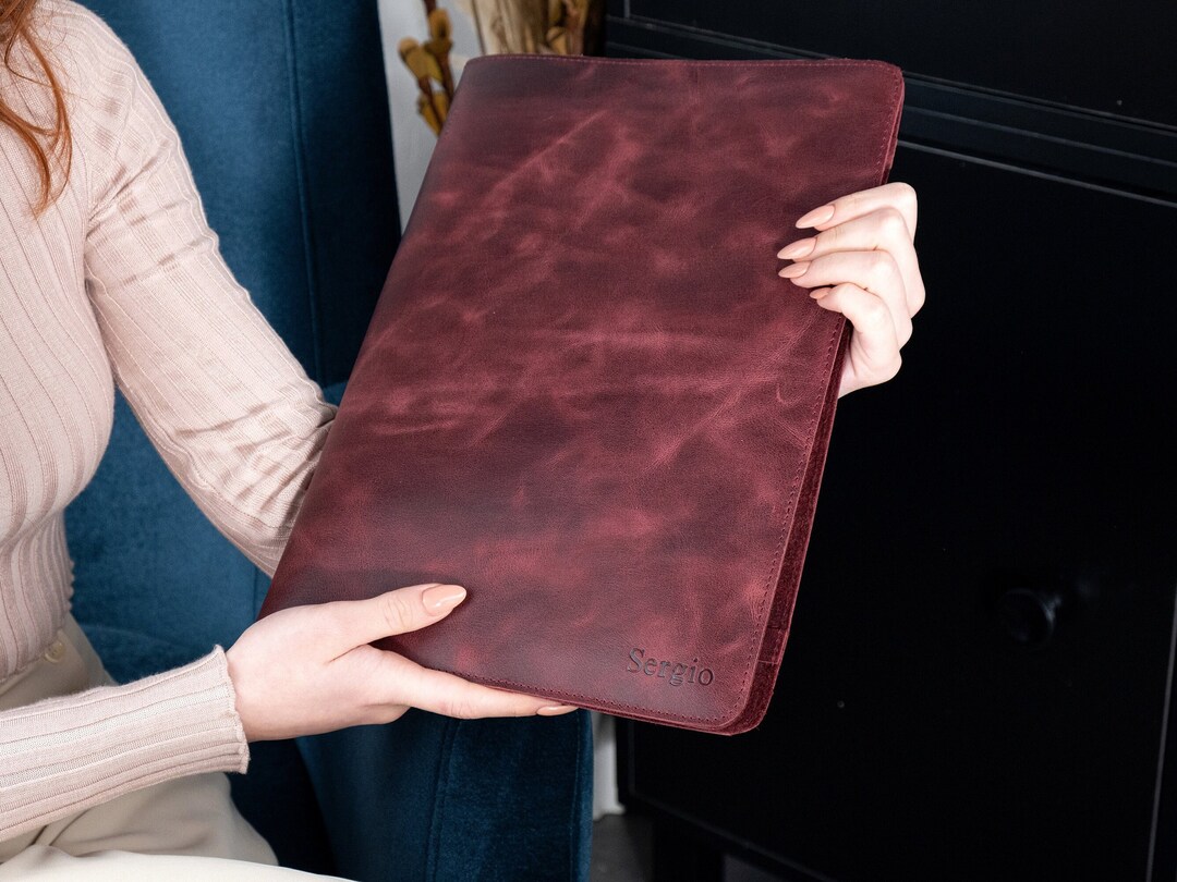 Personalized Refillable Portfolio, Custom Portfolio, Letter Size ...