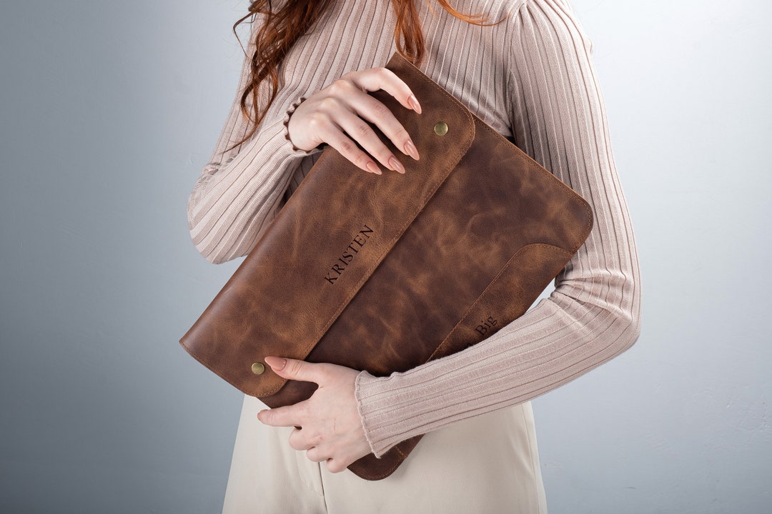 Custom Laptop Case, Personalized Leather Laptop Sleeve, Case for ...
