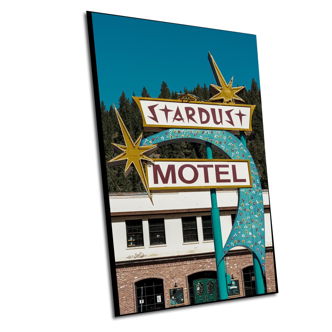 Vintage Stardust Motel Sign Photograph - Wallace, Idaho Wall Art - Etsy