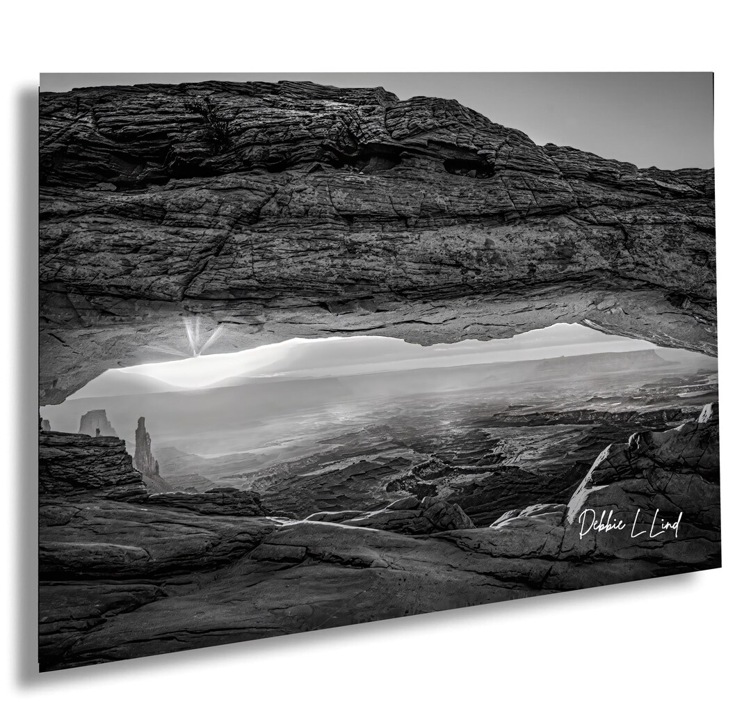 Mesa Arch Sunrise,black and White Wall Art,utah Moab Desert,moab Utah ...