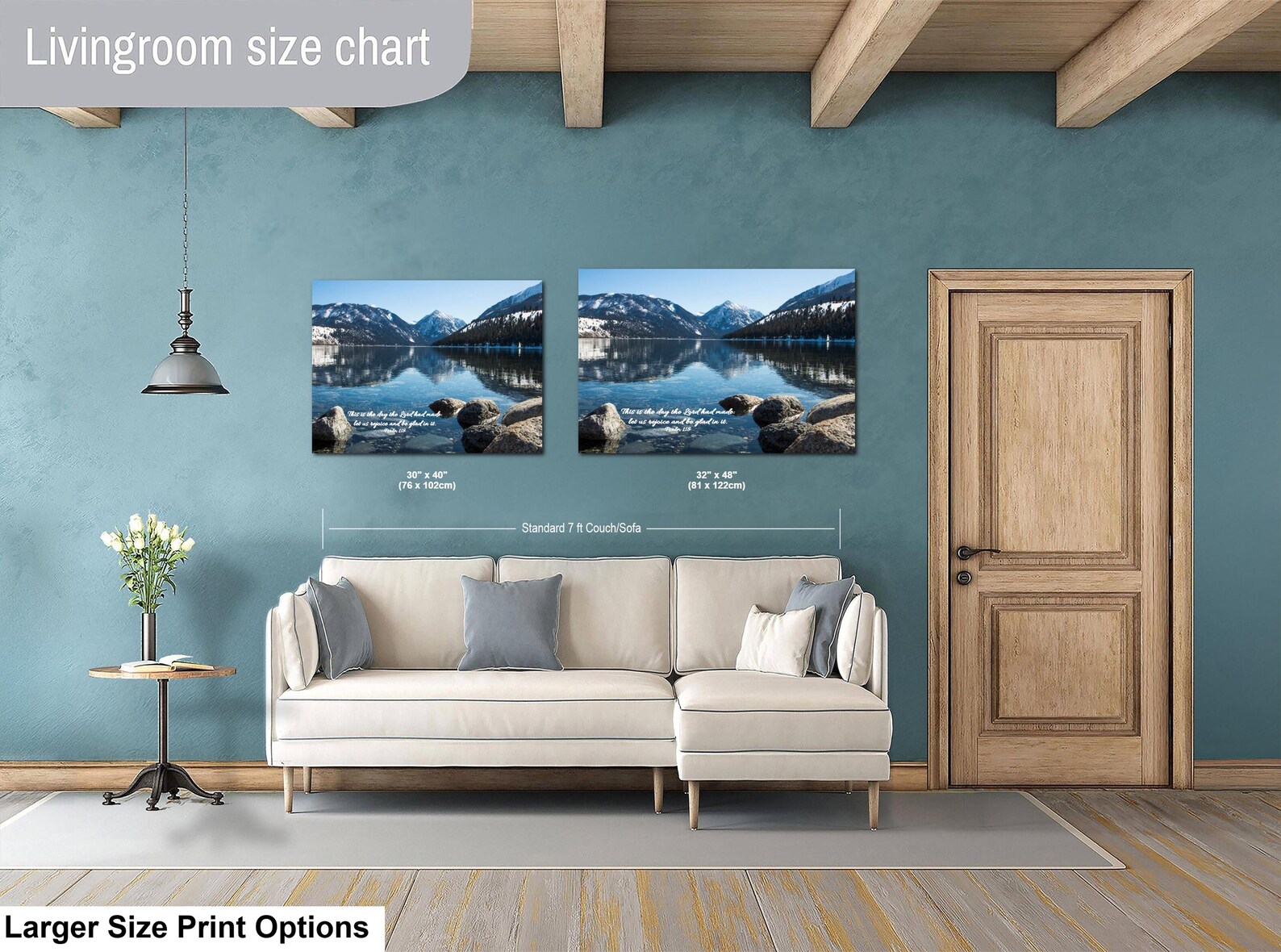 Bible Verse Print, Wallowa Lake Oregon State Park, Sailing - Etsy