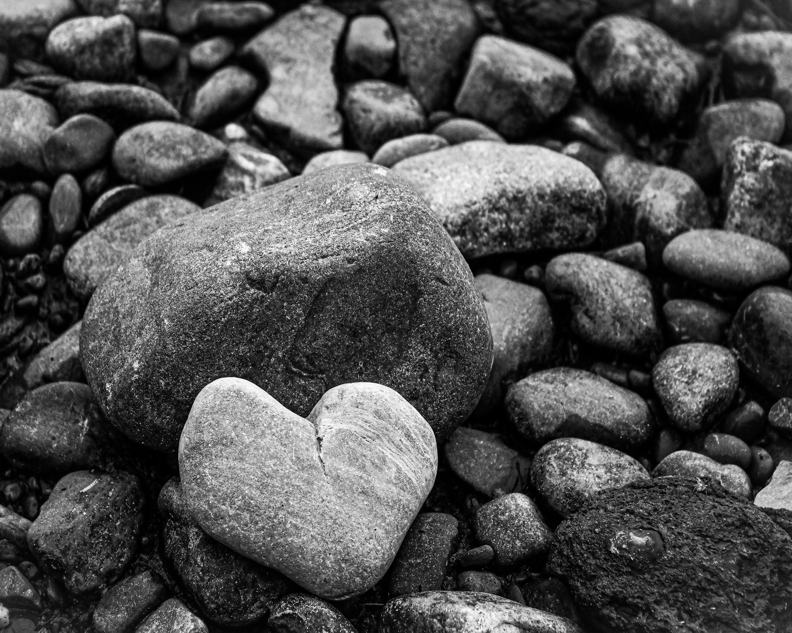 Rock Black And White