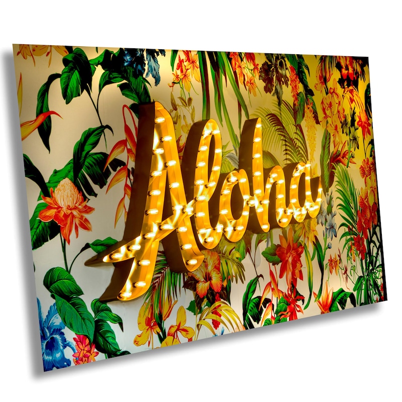 Aloha Neon Sign - Etsy
