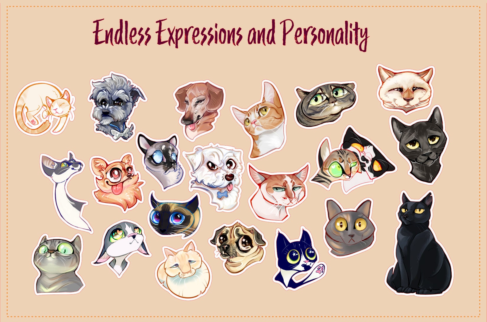 Custom Caricature Sticker - Etsy