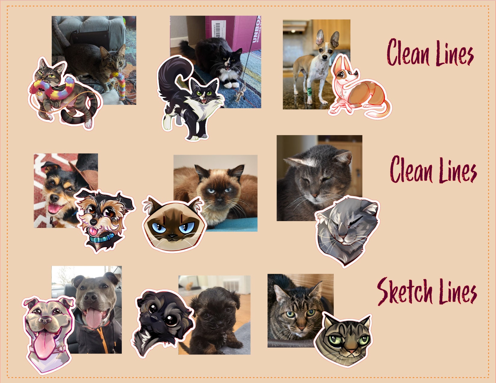 Custom Caricature Sticker - Etsy