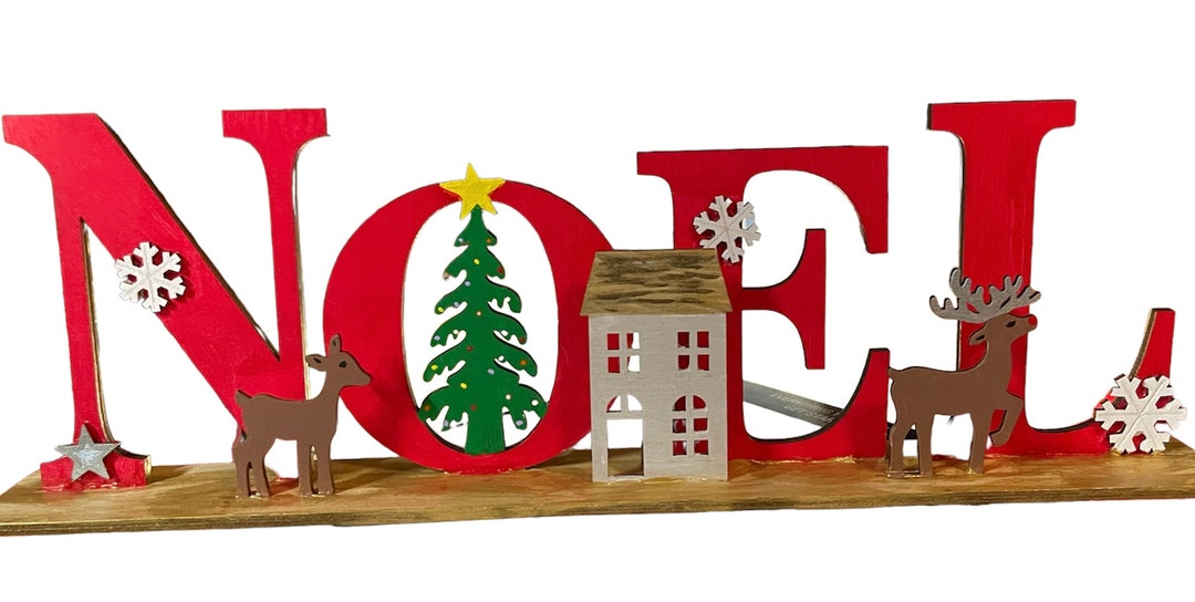 Hand Painted NOEL - Etsy