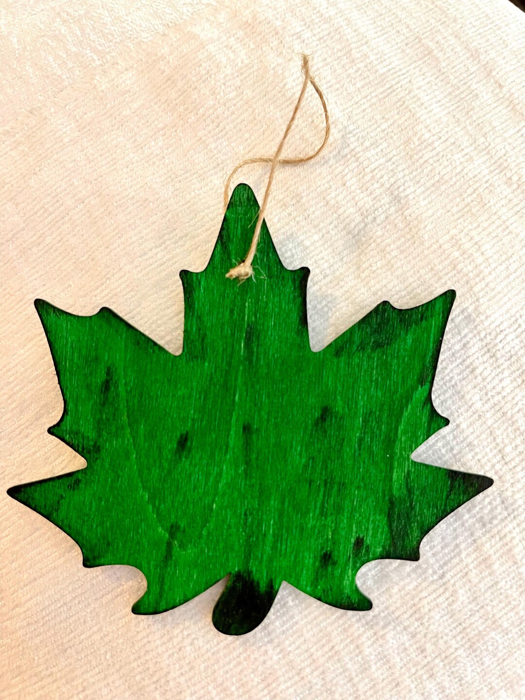 Handmade Fall Leaf Hanging Decoration - Etsy