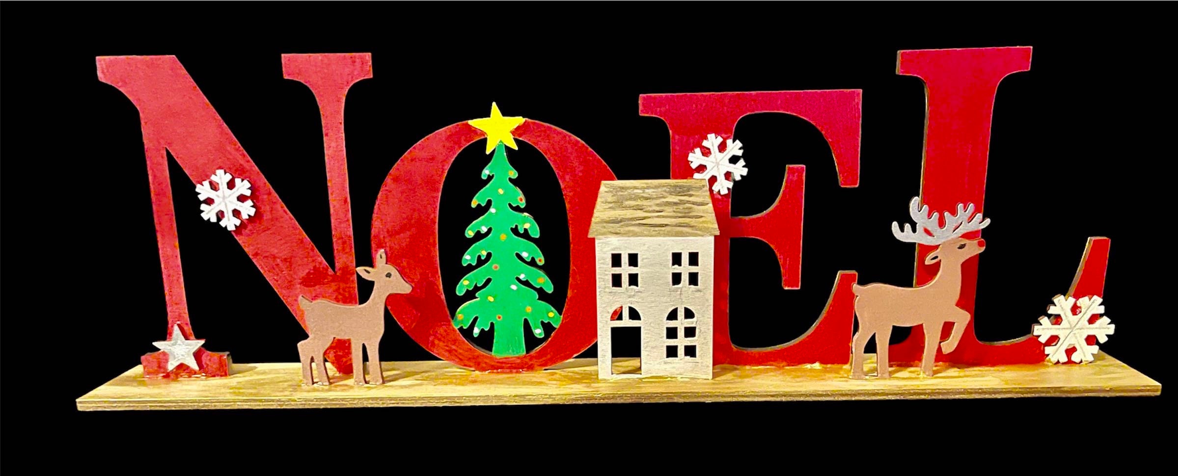 Hand Painted NOEL - Etsy