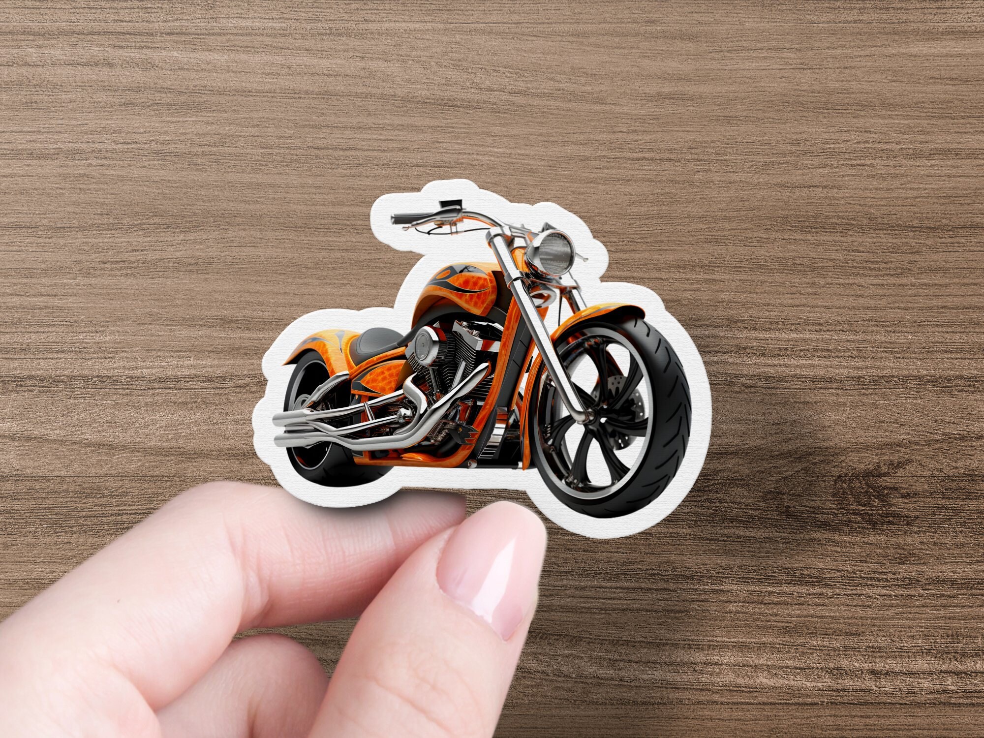 Bold Motorcycle: Vibrant PNG Art Quick Digital Download - Etsy