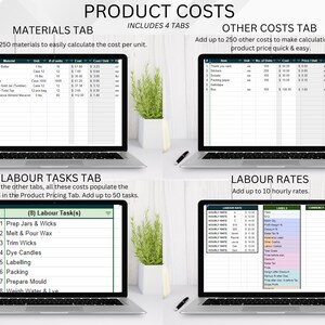 Pricing Calculator Spreadsheet, Product Pricing Calculator, Price ...