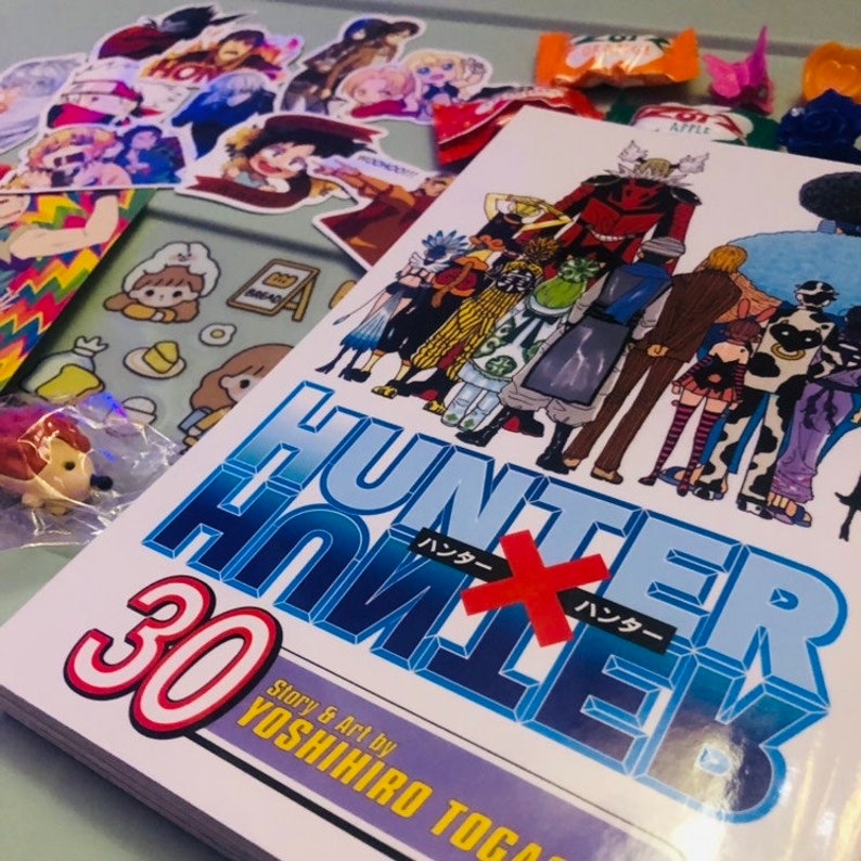 Anime Mystery Gift Box With Manga - Etsy