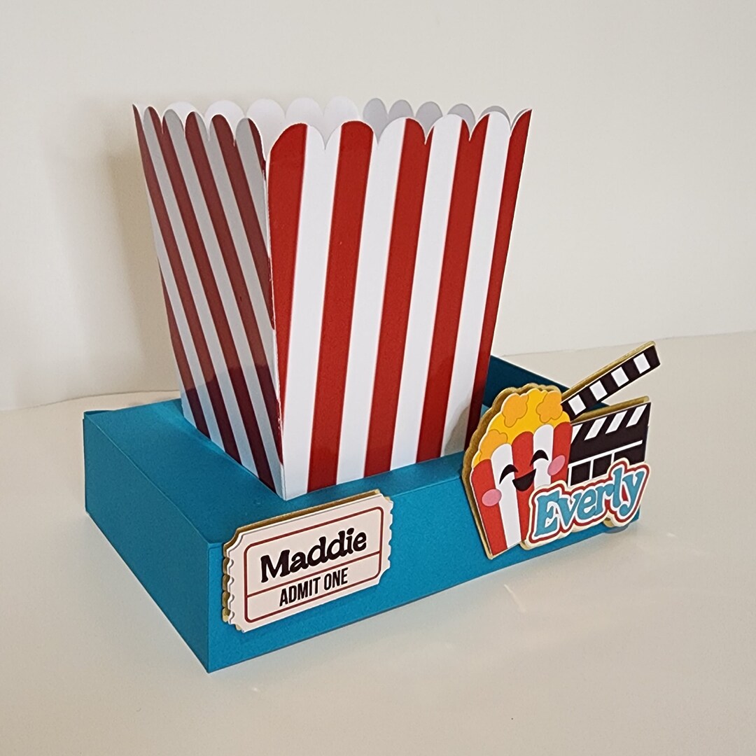 Movie Night Box/ Popcorn / Candies / Party Favors - Etsy