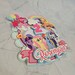 My Little Pony Cake Topper, Pinkie Pie Rainbow Dash Cake Topper, My ...
