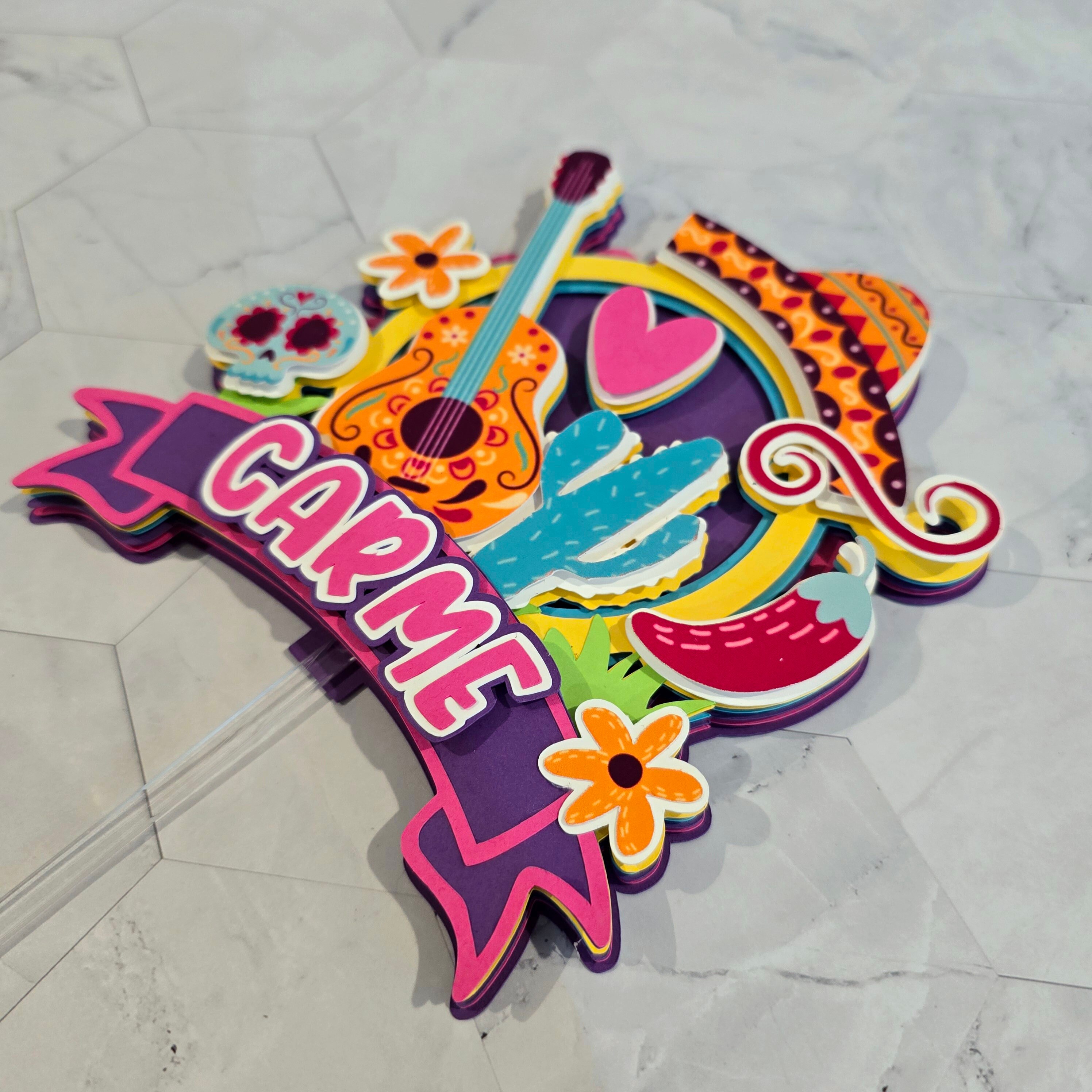 Mexican Party Cake Topper, Fiesta Cake Topper, Fiesta Birthday Party ...