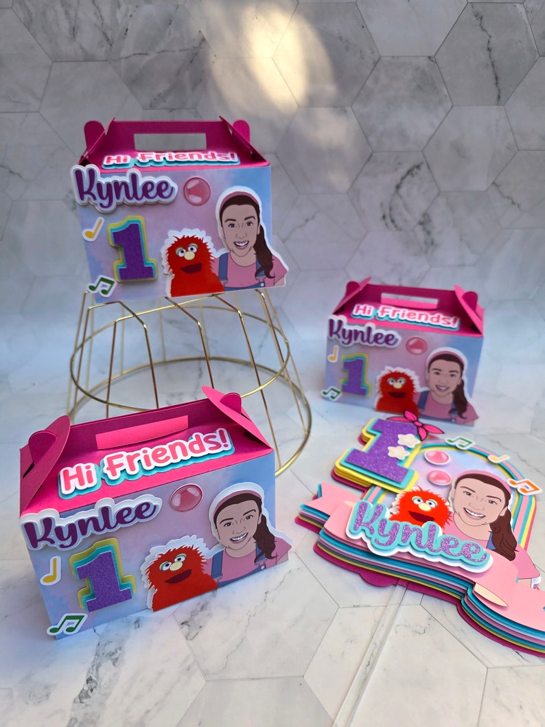 Ms Rachel Mini Gable Box Ms Rachel for Little Theme Party Ms Rachel ...