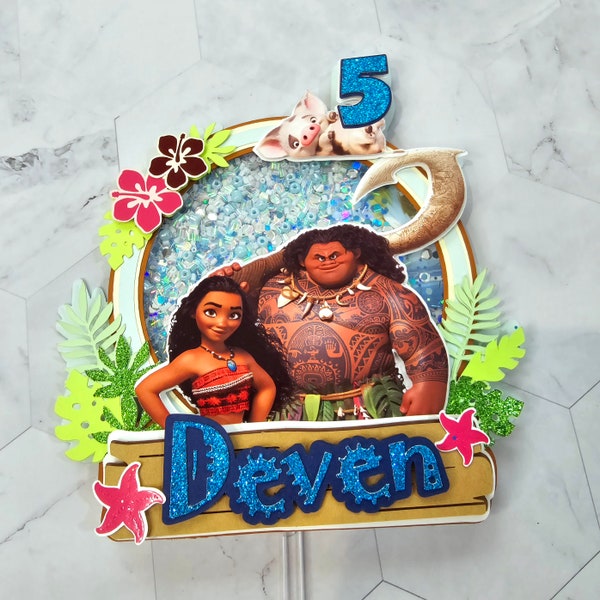 Moana Cake Topper - Etsy