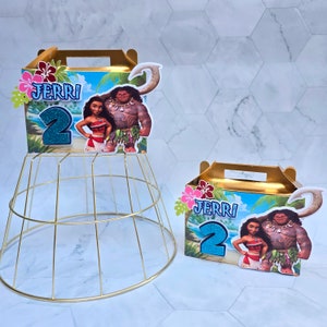 Moana Mini Gable Box Moana Theme Party Moana Inspired Party Favors ...