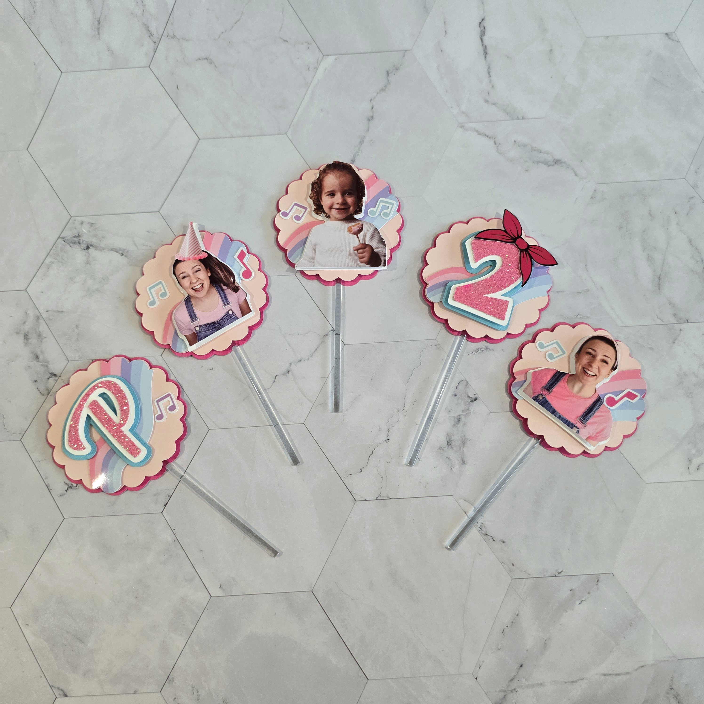 Ms Rachel Cupcake Topper Ms Rachel Cupcake Decor Ms Rachel Party Theme ...