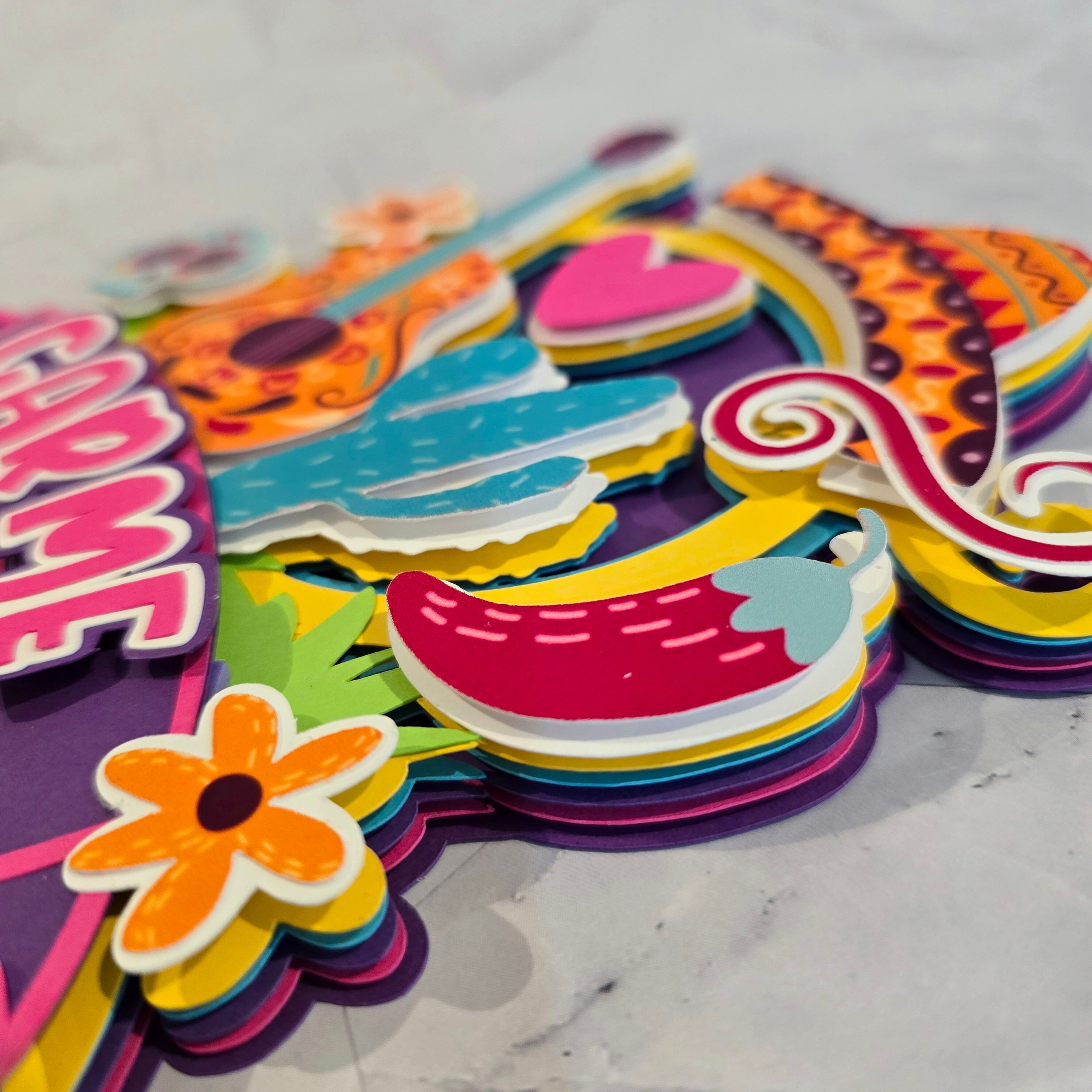 Mexican Party Cake Topper, Fiesta Cake Topper, Fiesta Birthday Party ...