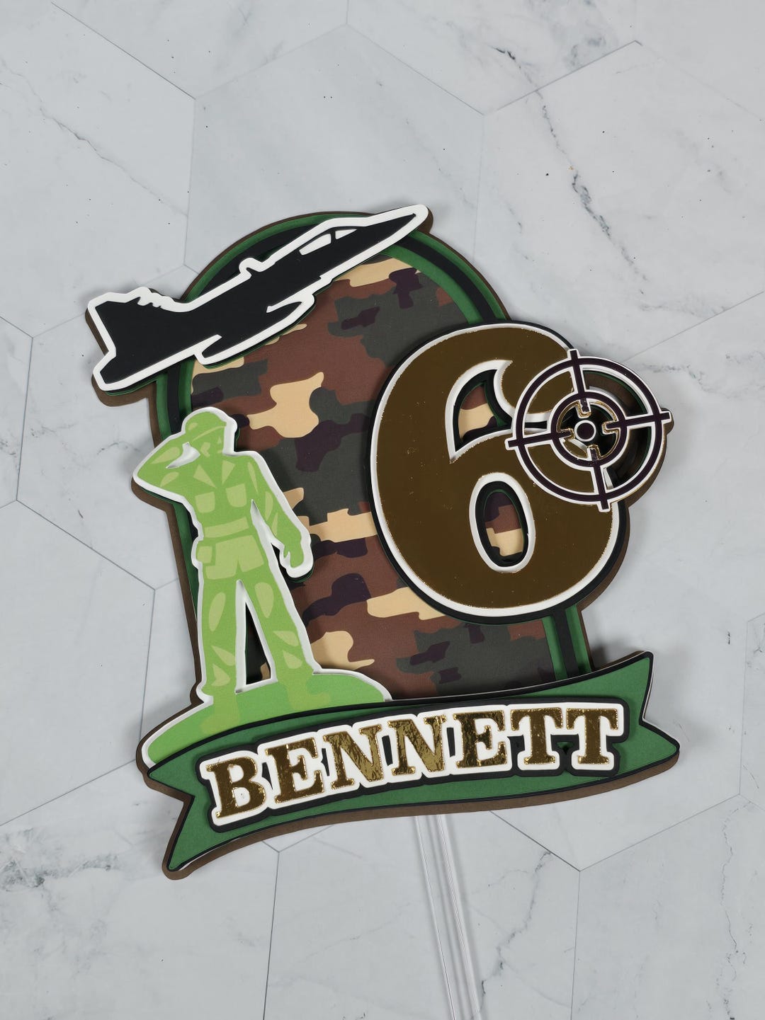 Army Man Cake Topper Army Birthday Theme Army Military Party Theme ...