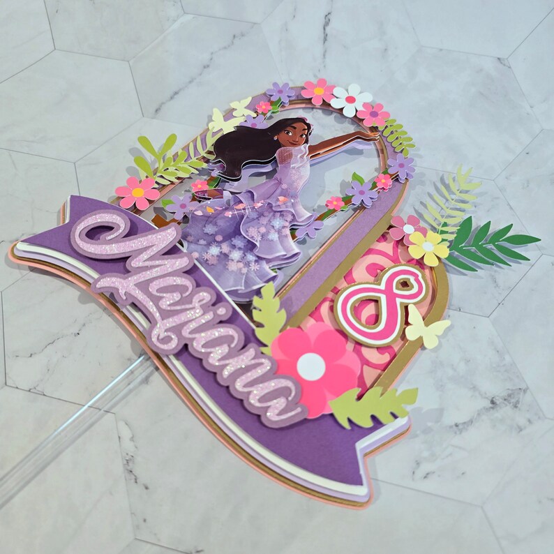 Isabella Madrigal Cake Topper, Isabella Cake Topper, Isabella Theme ...