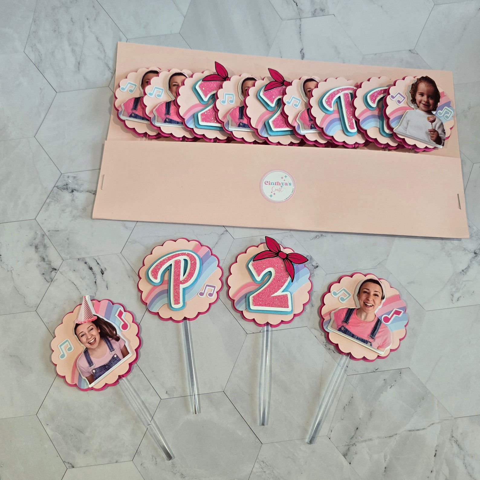 Ms Rachel Cupcake Topper Ms Rachel Cupcake Decor Ms Rachel Party Theme ...