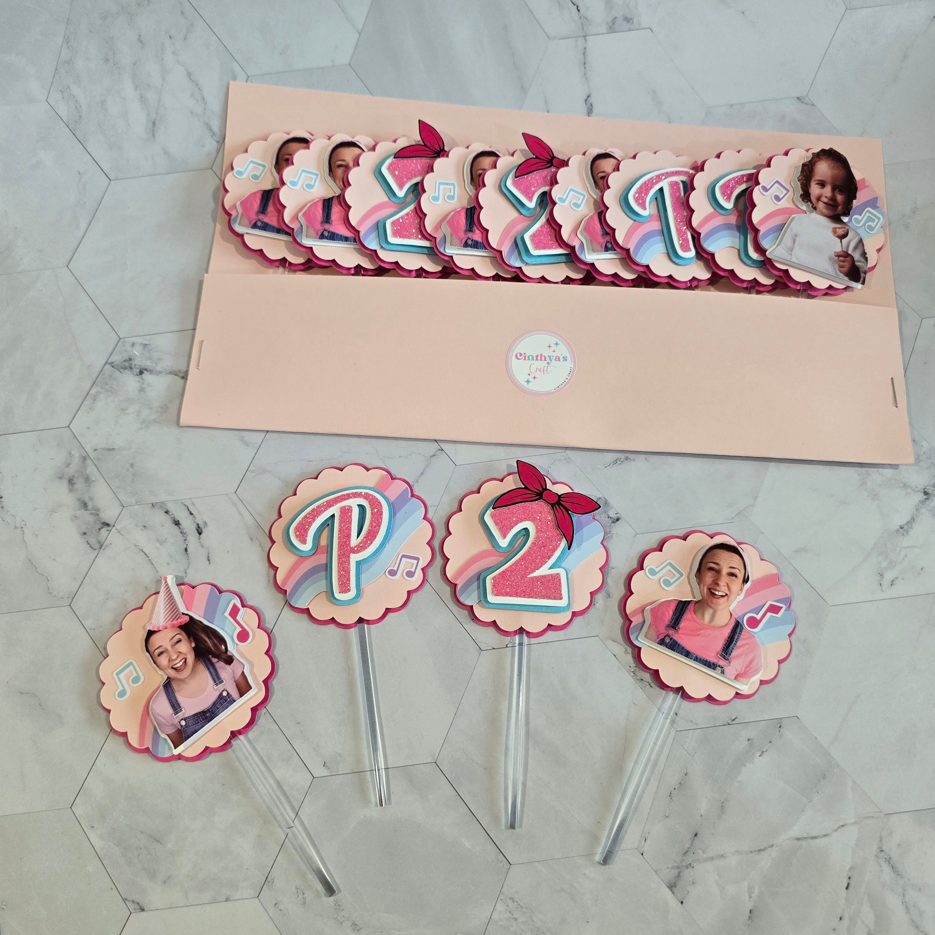 Ms Rachel Cupcake Topper Ms Rachel Cupcake Decor Ms Rachel Party Theme ...