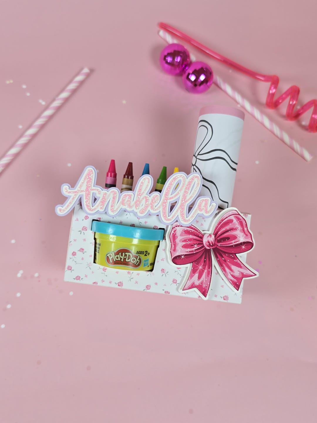 Coquette Activity Box Love Shack Fancy Party Theme Pink Bows Decoration ...