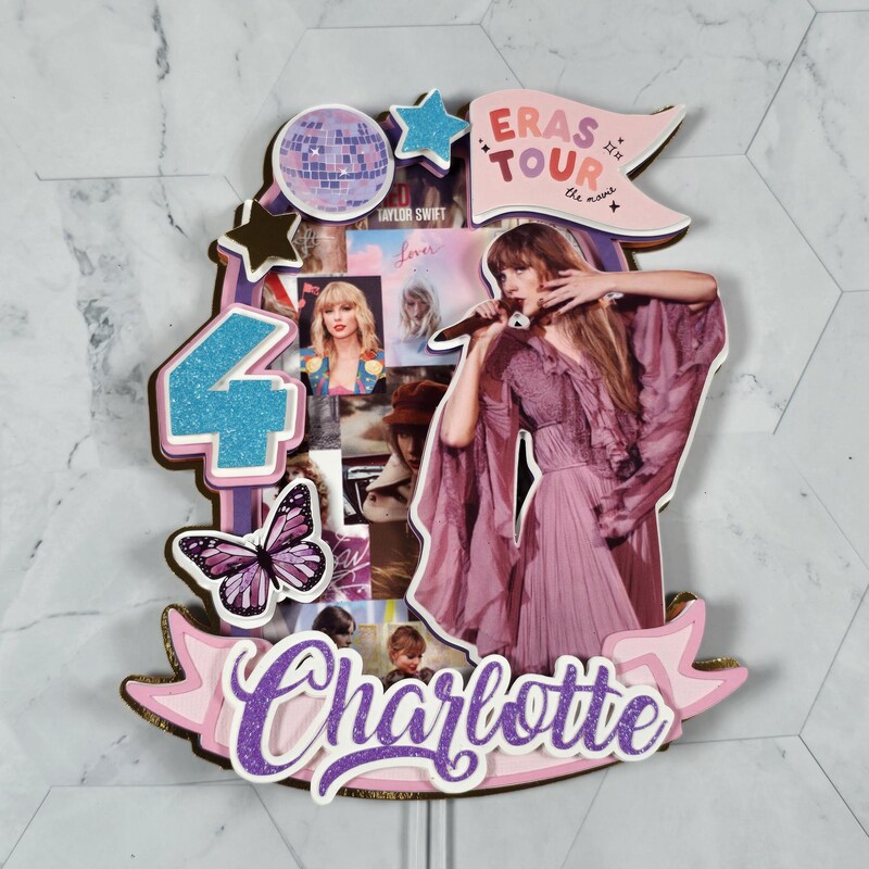 Eras Tour Cake Topper - Etsy