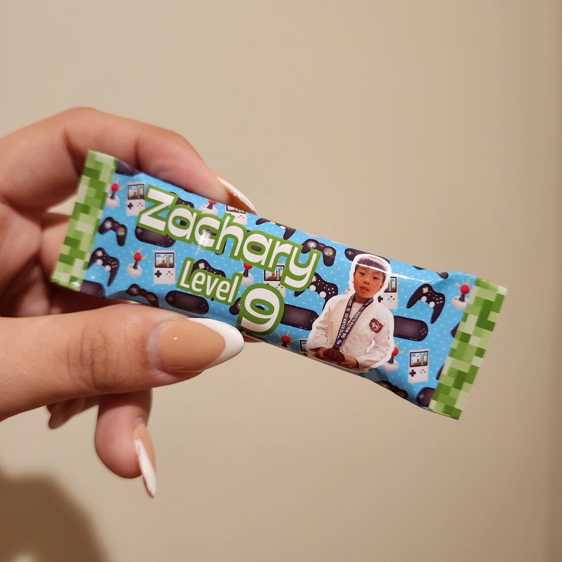 Gaming Theme Party Favors, Gamer Chocolate Wrappers, Video Game Theme ...