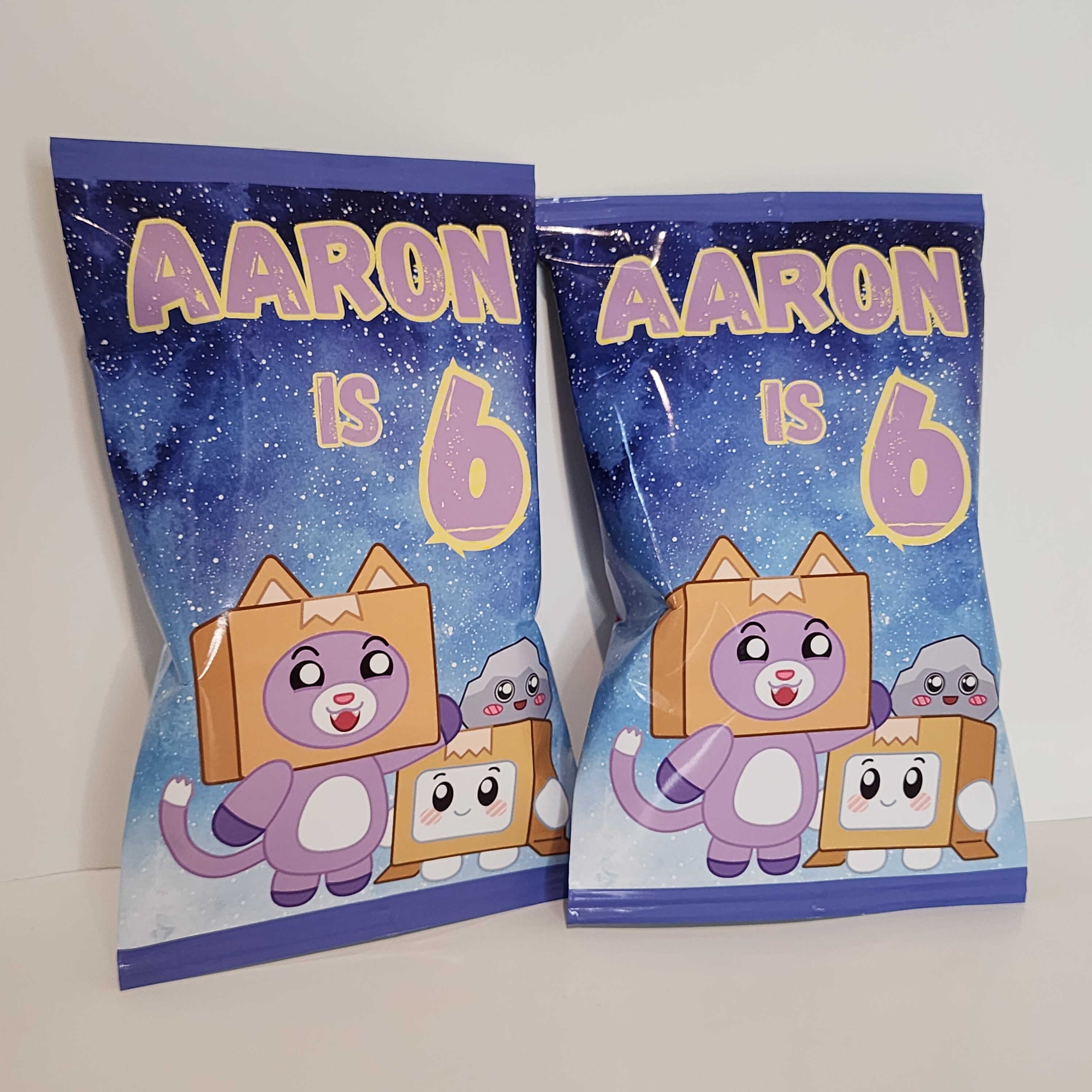Lankybox Chip Bags Custom Design / Party Favor / Boys - Etsy
