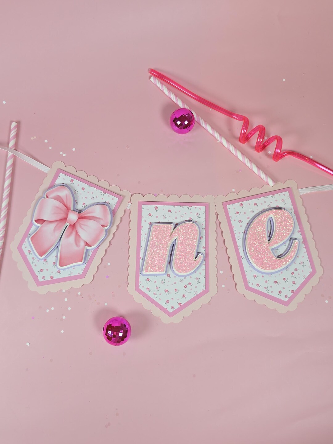 Coquette Banner, Love Shack Fancy Theme Birthday Party, Coquette Party ...