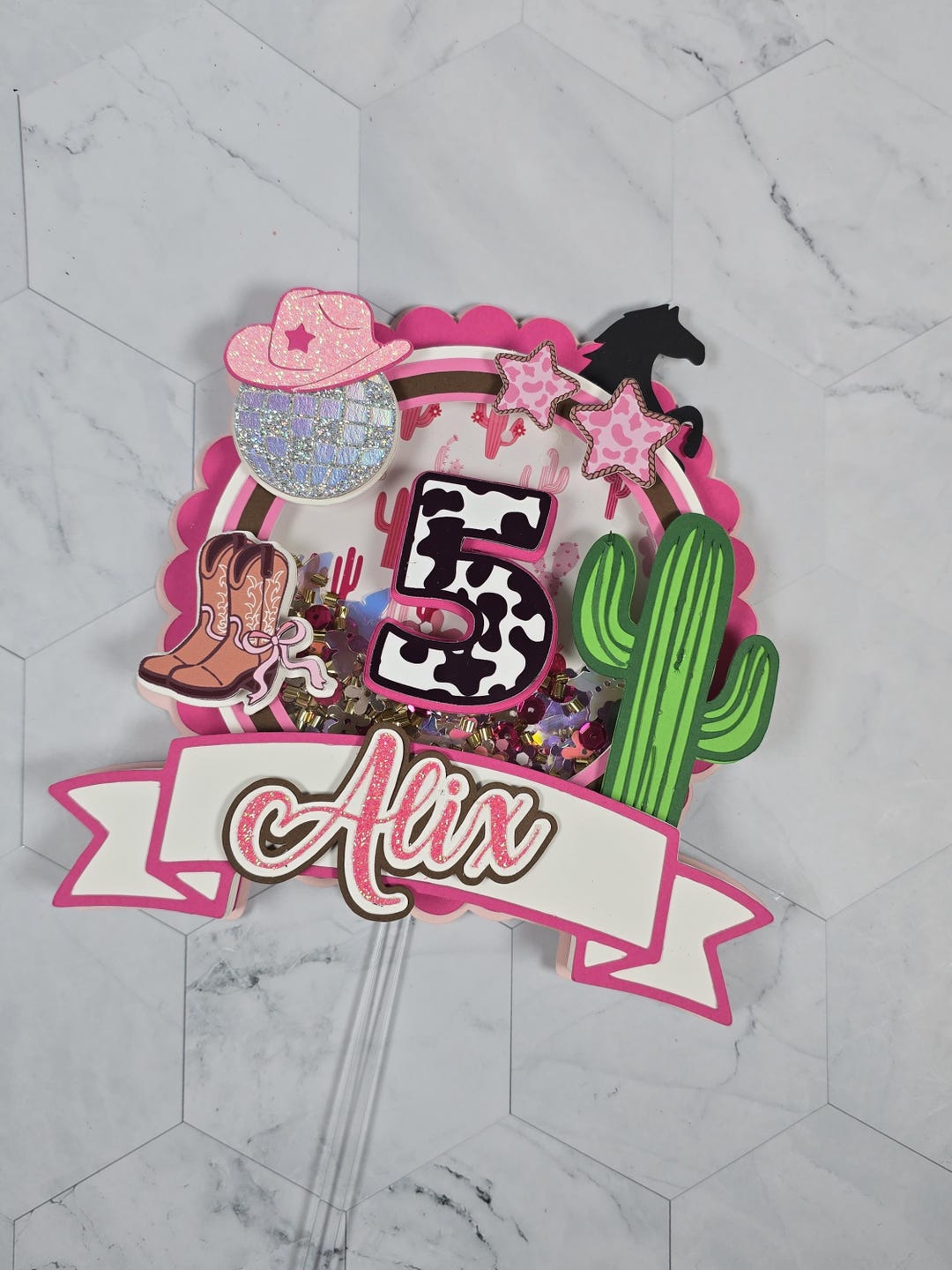 Cowgirl Cake Topper, My First Rodeo Birthday Party, Not My First Rodeo ...