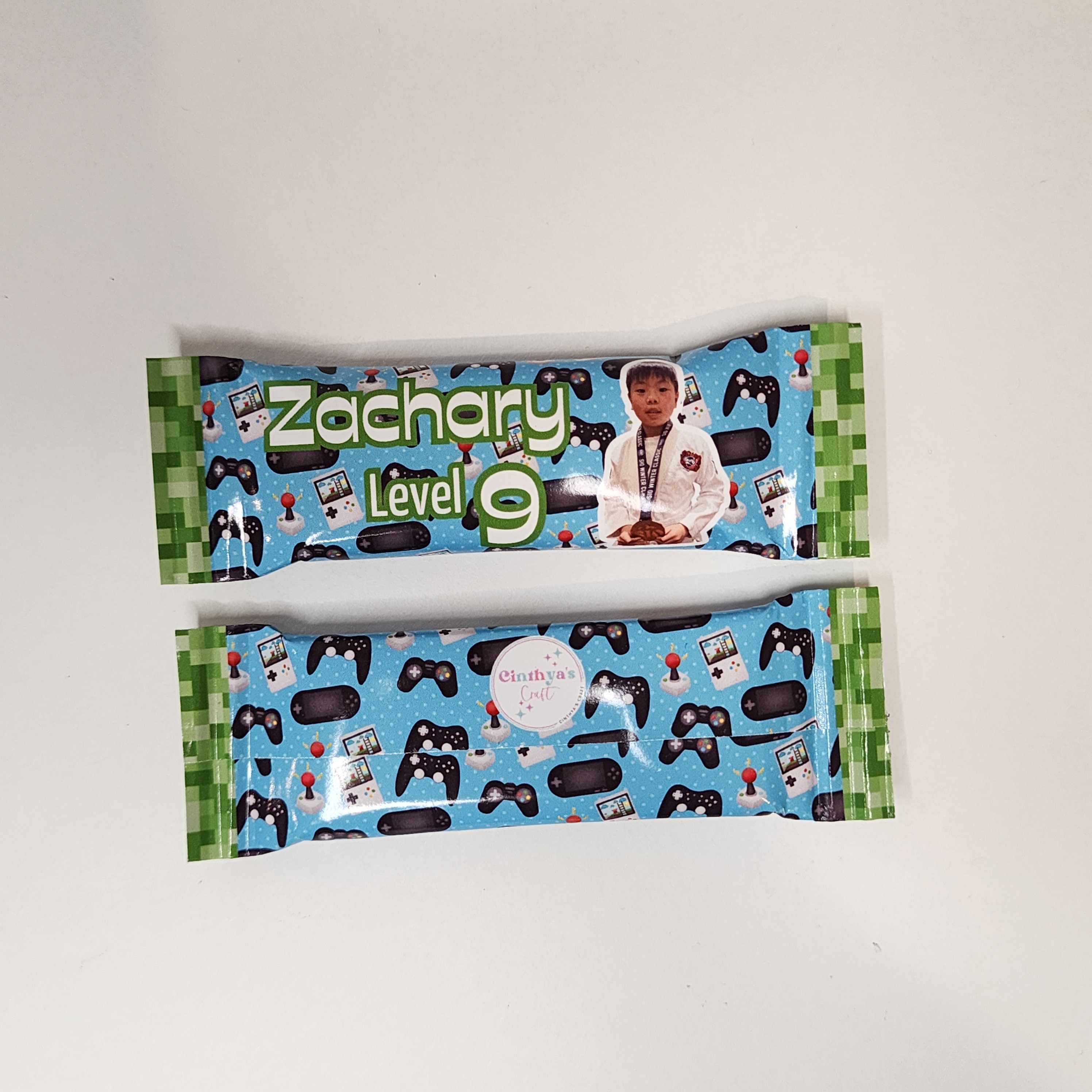 Gaming Theme Party Favors, Gamer Chocolate Wrappers, Video Game Theme ...