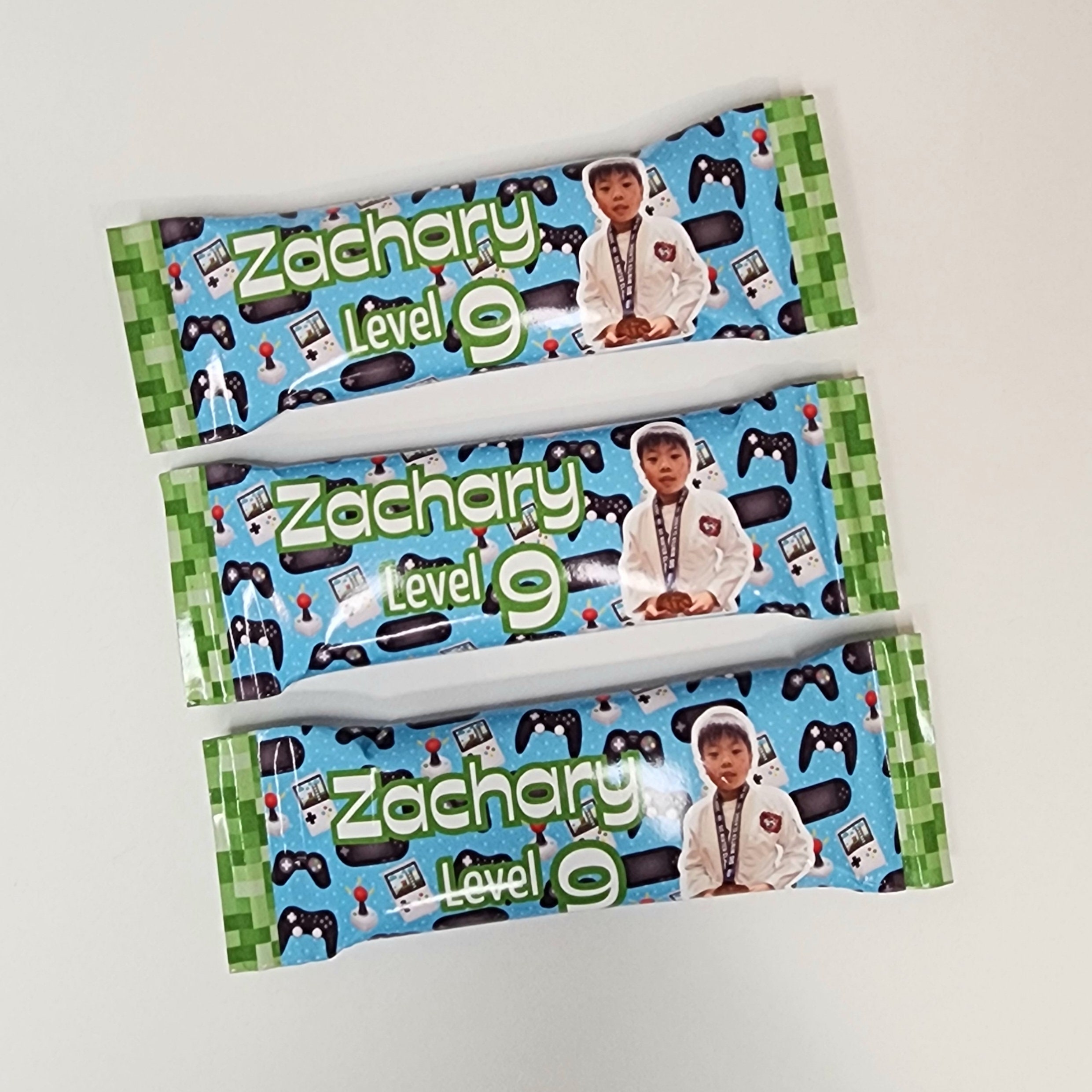 Gaming Theme Party Favors, Gamer Chocolate Wrappers, Video Game Theme ...