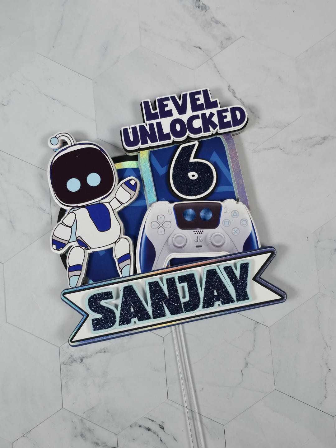 Astro Bot Cake Topper Astro Bot Game Birthday Party Astro Bot Party ...