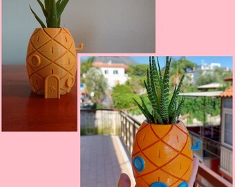 Spongebob Plant Pot - Etsy