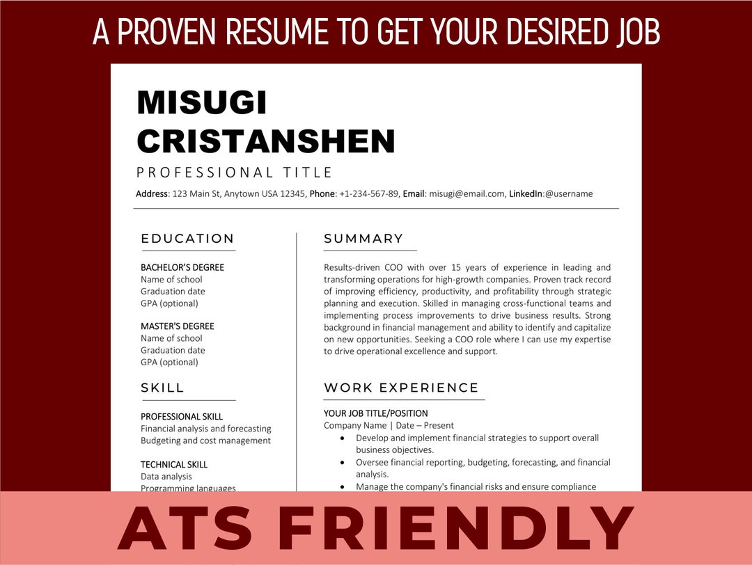 HR Resume Template Word,hr Resume,hr Resume Template,téléchargement ...