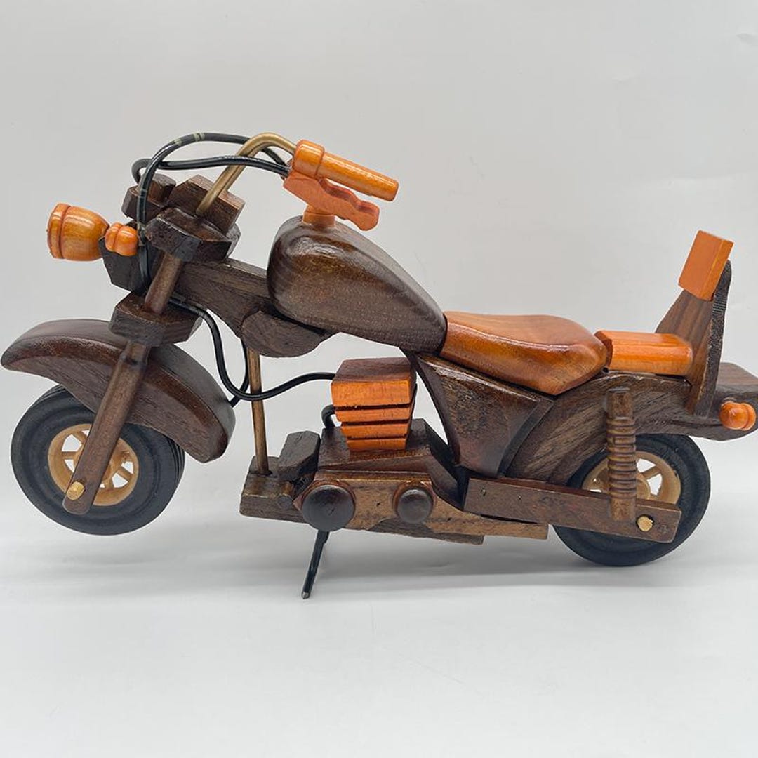 Handmade Wooden Motorcycle Decoration Model,wooden Motorcycle Model ...
