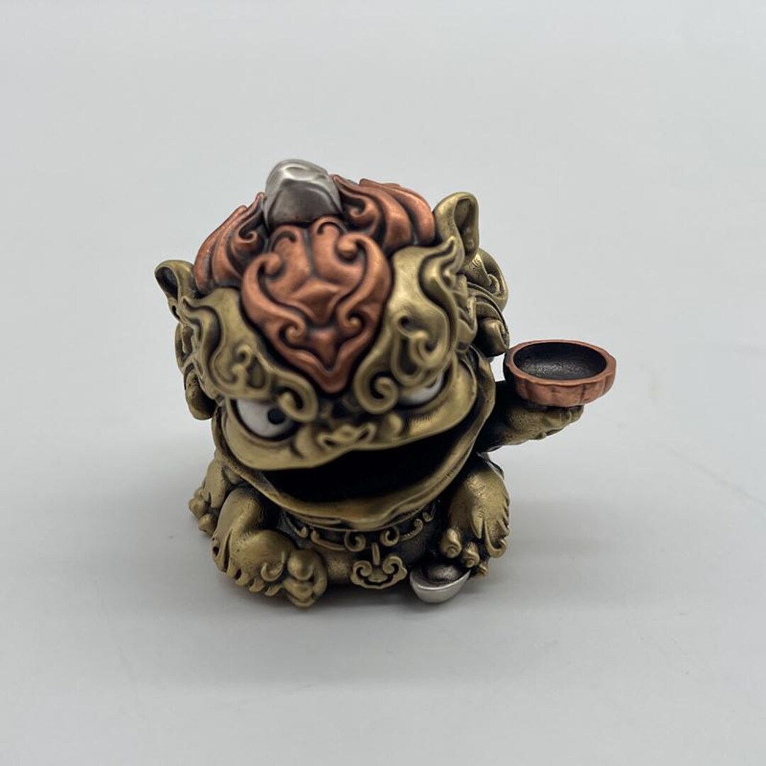 Mini Pixiu Statue Vintage Animal Sculptures Small Figurine Decorative ...