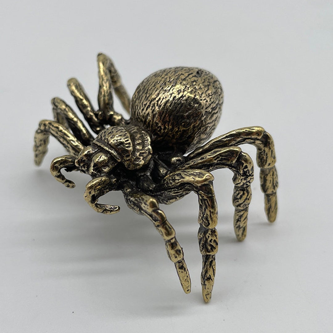 Brass Spider Statue Animal Sculptures and Statues Feng Shui Statue ...