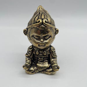 Brass Sun Wukong Ornament, Qi Tian Da Sheng Mei Monkey King Battle ...
