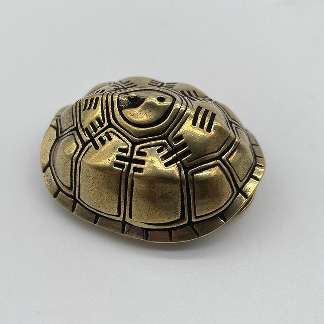 Copper Turtle Shell Hanging Ornament, Delicate Turtle Shell Luck Charm ...